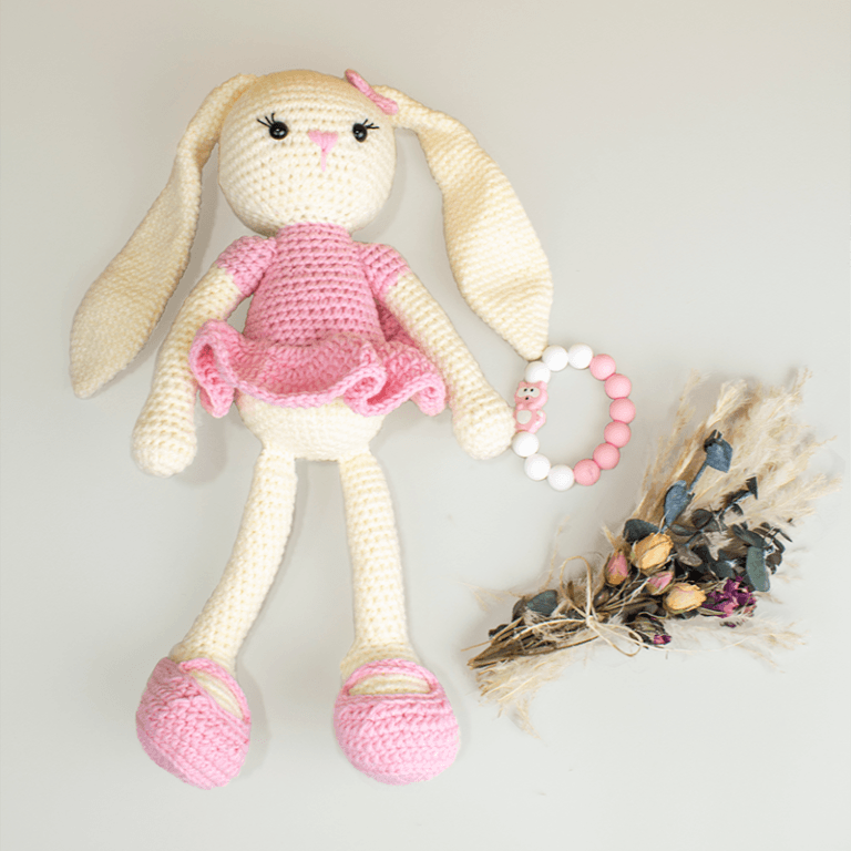 Cajita Tiernos Abrazos - The Gift Company - Tierno peluche en crochet